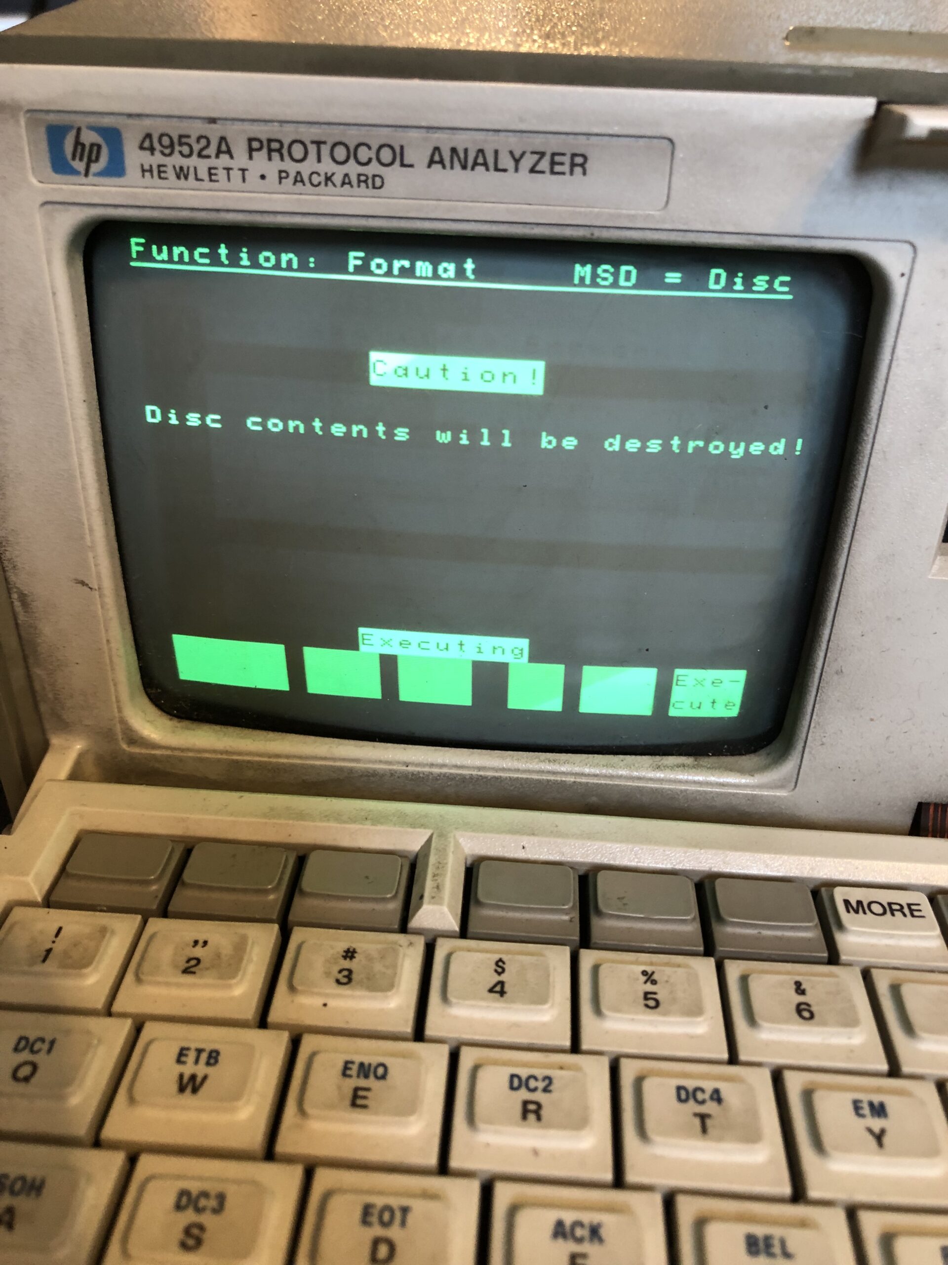 HP 4952A Protocol Analyzer – Repair – RetroGinger
